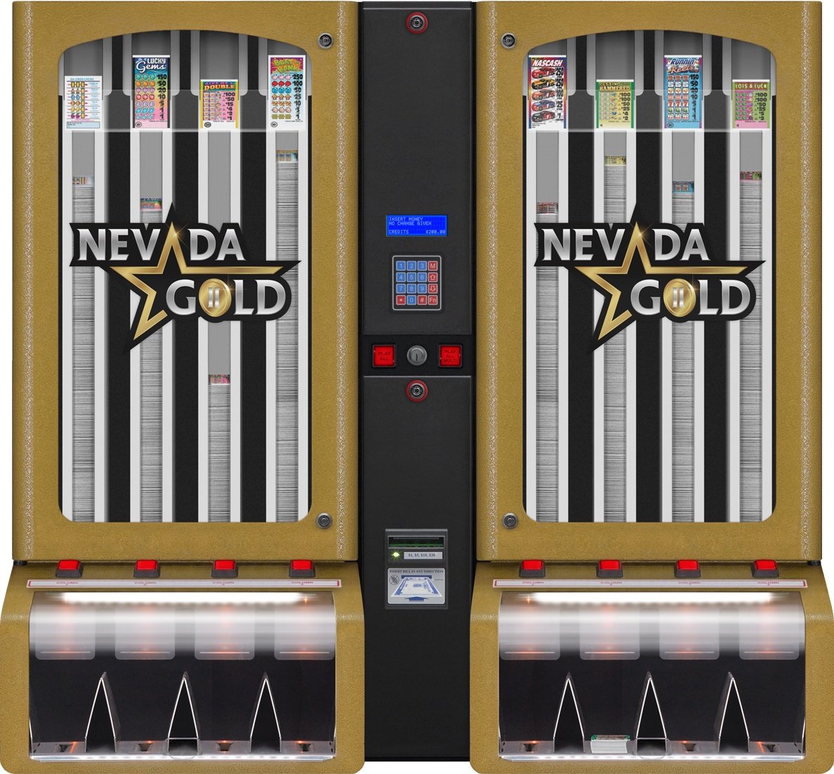 Nevada Gold II - Fastest Dispenser - Pull Tab Ticket Vending Machine